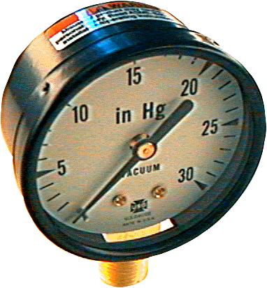 11136 - 30" HG Steel Vacuum Gauge Model V500-30LM – FDR Design